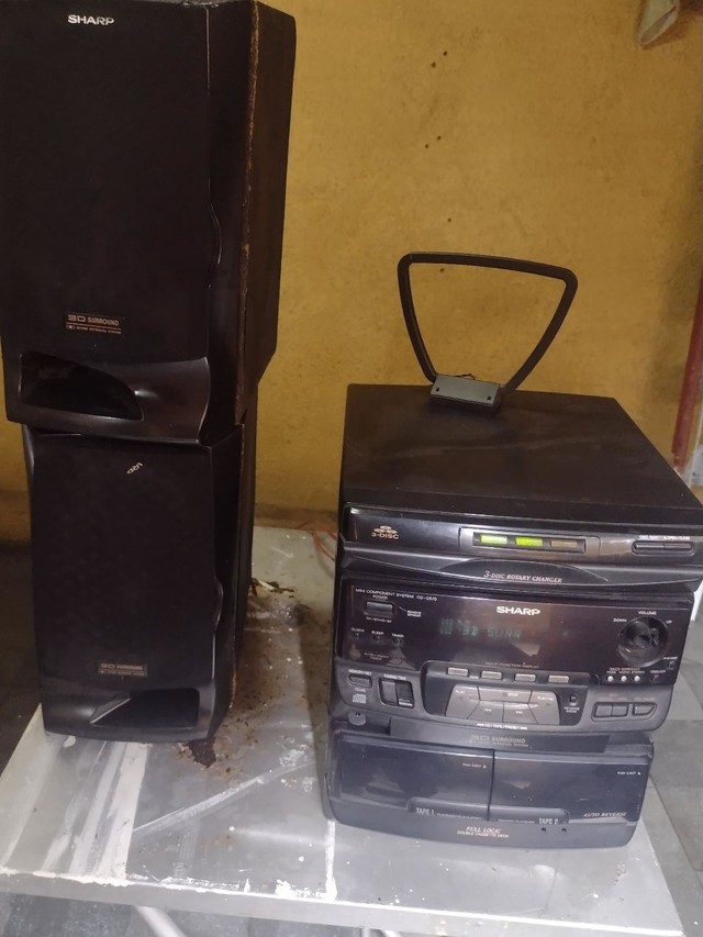 Mini system sharp | +21 anúncios na OLX Brasil