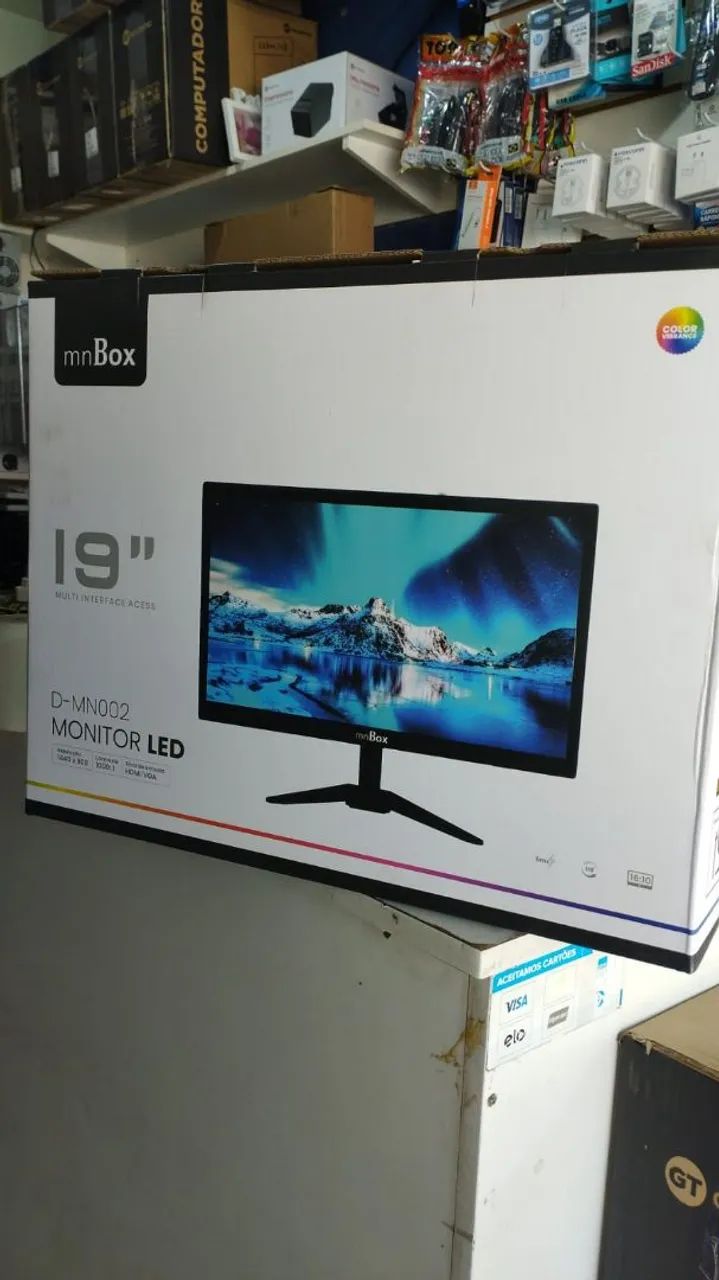 Monitor LED 19 polegadas - mnBox - Novo - Monitores - Cidade Nova, Teresina 1393551893 | OLX