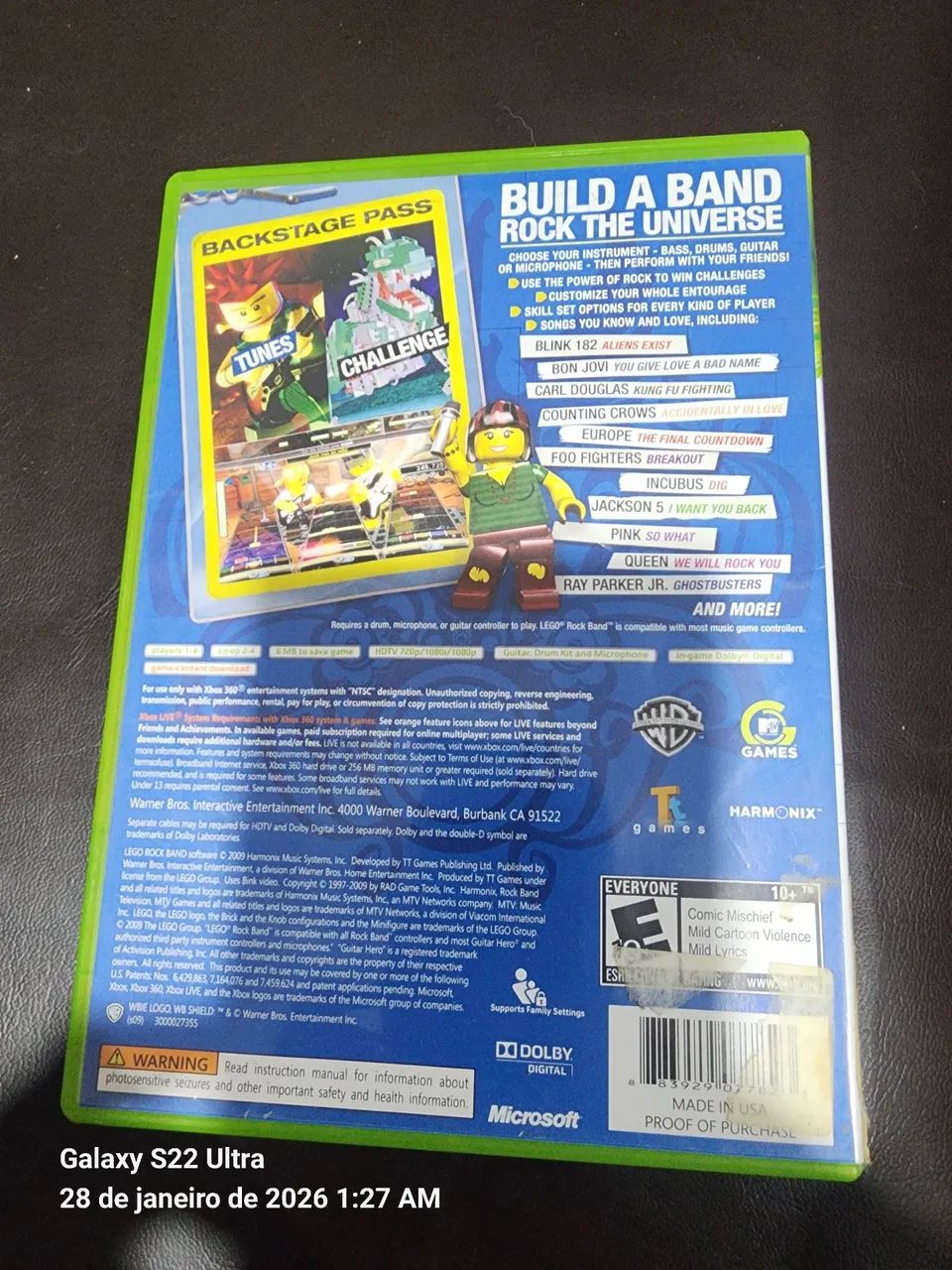 Lego Rock Band xbox 360 - Jogos de Vídeo Game - Fazenda Sobradinho ...