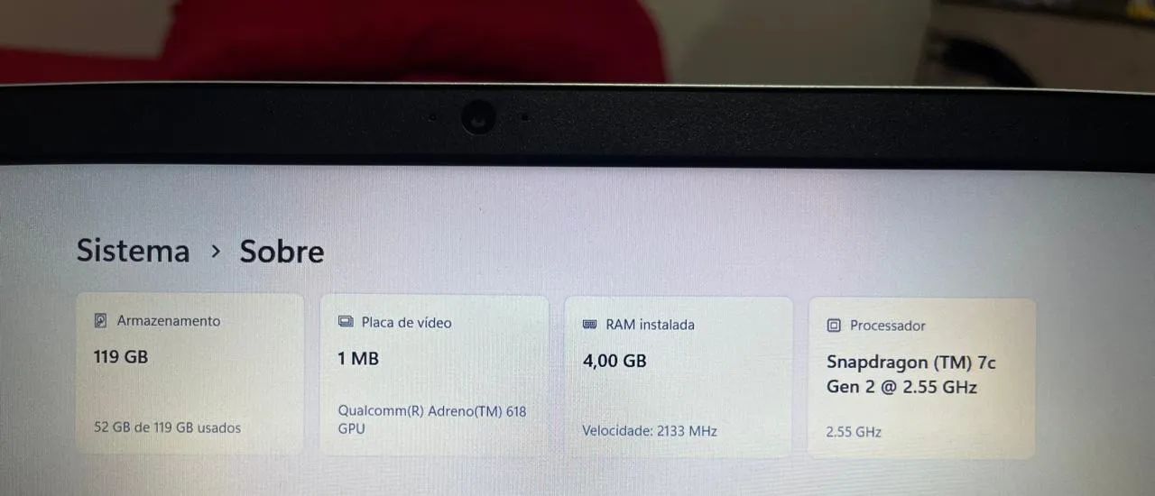 Notebook Samsung Galaxy Book Go, Windows 11 Home, Snapdragon® 7c, 4gb ...