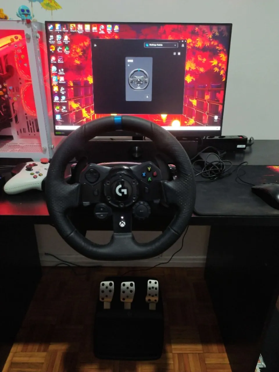 "volantes logitech" no Brasil