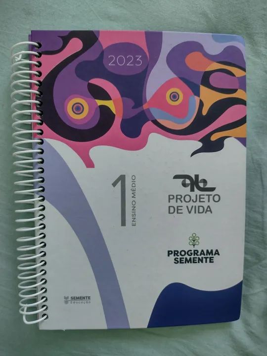 Livro didático Programa Semente 1o ano EM. Projeto Vida e aprendizagem Socioemocional - Livros e ...