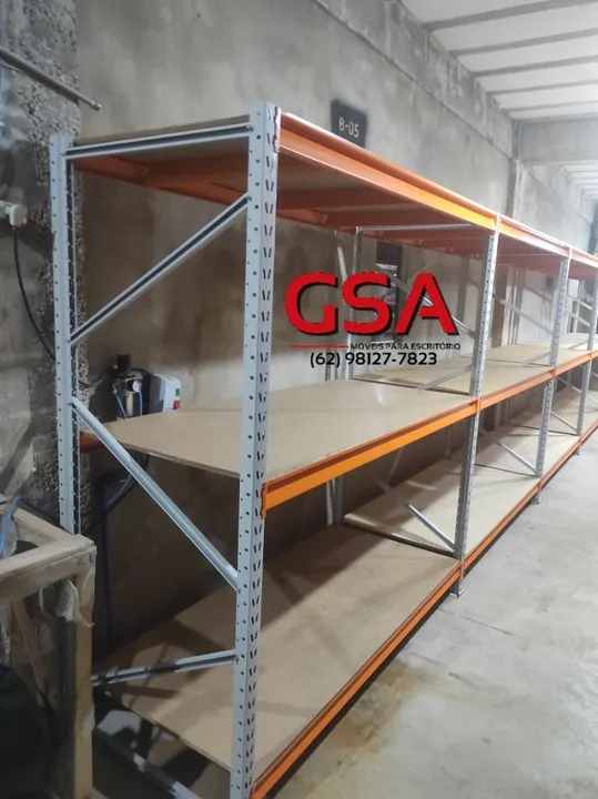 "prateleira porta palete" no Brasil