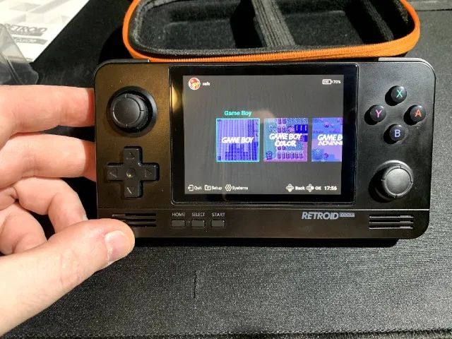 MUITO NOVO! Retroid Pocket 2 Plus + Case original + Adaptador pra HDMI ...