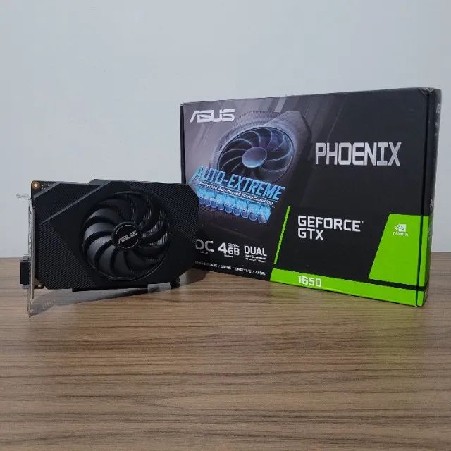 Placa de Vídeo GTX 1650 4GB GDDR6 128 Bit Asus Phoenix OC - Excelente ...