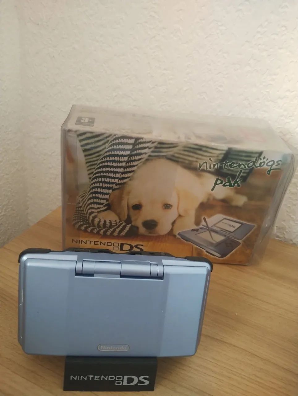 Nintendo DS fat na caixa completo edição Nintendogs - Consoles de Vídeo ...