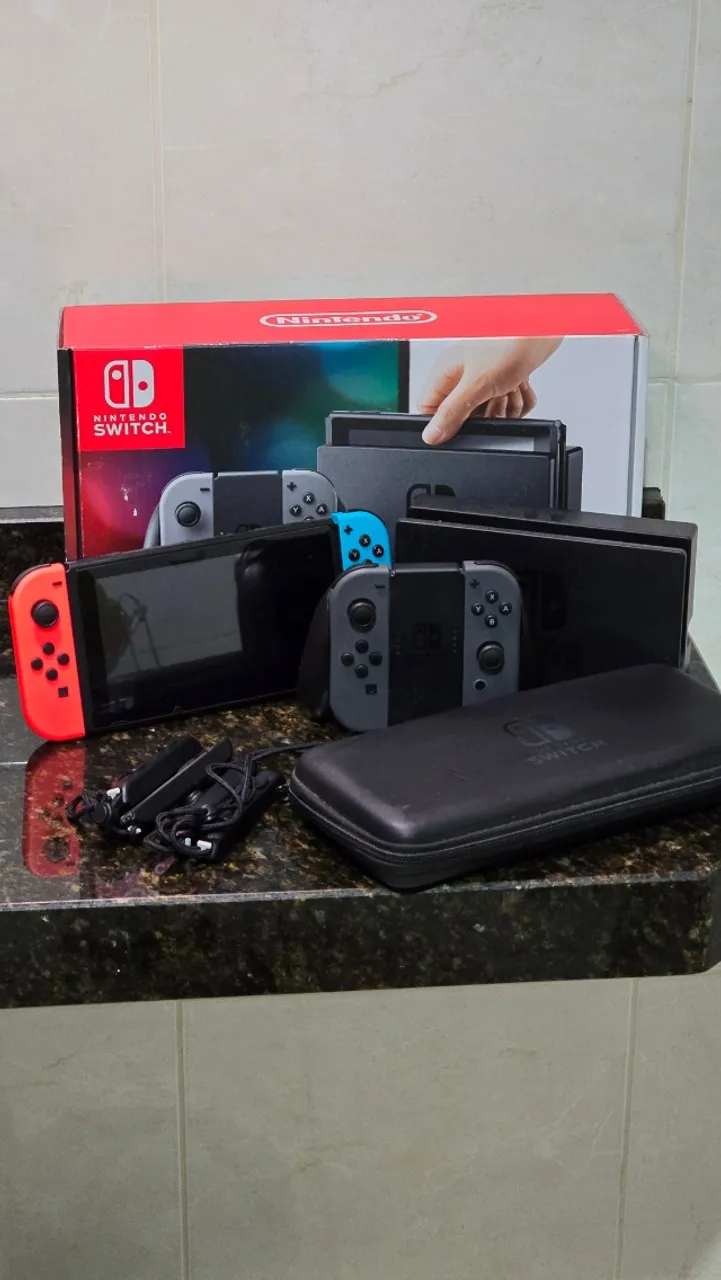 "nintendo switch v1" - Consoles de Vídeo Game no Brasil