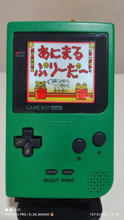 Game Boy Pocket DMG raro com tela IPS nova com controle de brilho e ...