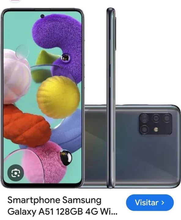 Smartphone Samsung Galaxy A51 128GB 4G Wi-Fi Câmera Quádrupla - Celulares e Smartphones - Riacho ...