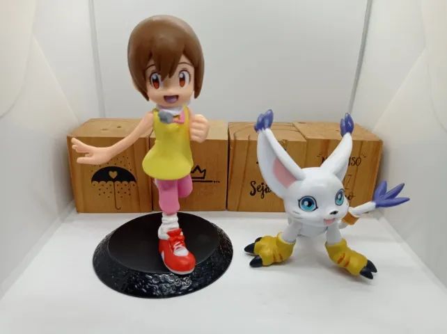 Action Figure Bonecos Kari e Gatomon - Digimon Adventure (figuras ...