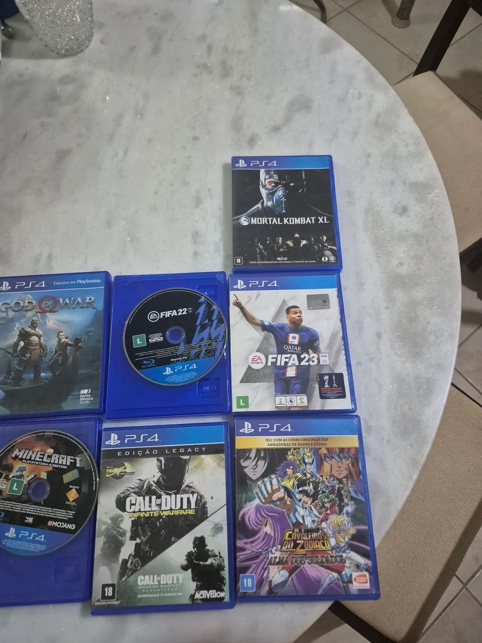 PlayStation 4 400GB + Controle + 7 jogos - Consoles de Vídeo Game ...