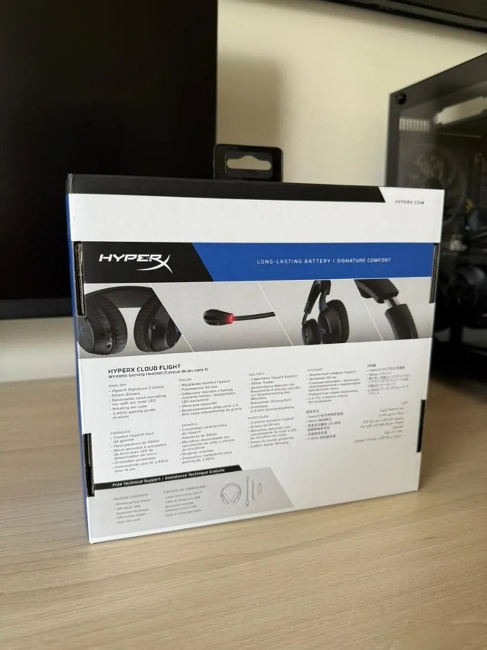 Headset Hyperx Cloud Flight Wireless (Lacrado) - Fones de Ouvido ...