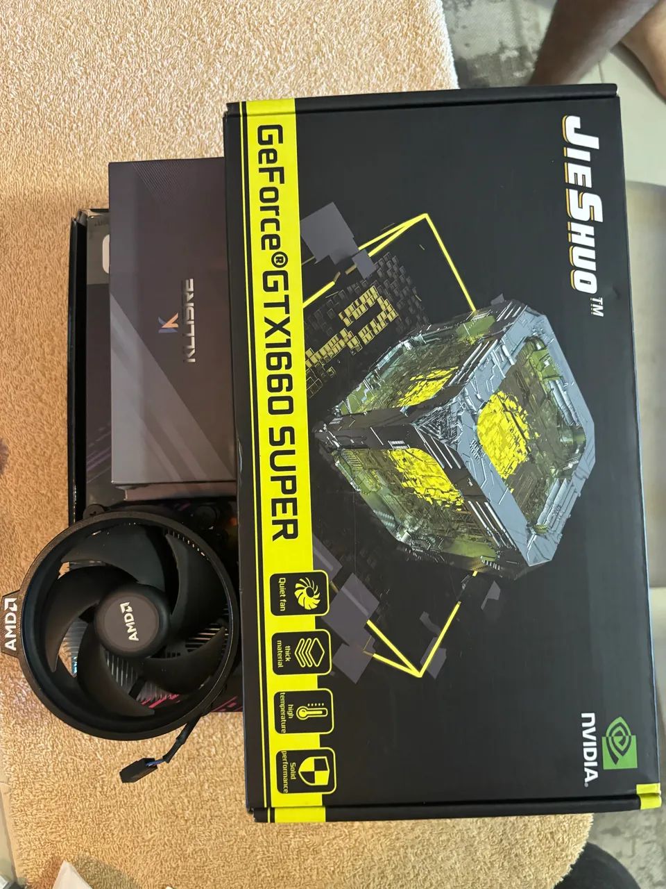 Kit Placa Mãe, Memória Ram, Placa de vídeo - Peças de Hardware - Plano ...