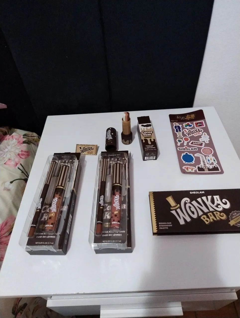 Kit maquiagem Willy Wonka + Paleta importada Princesa Jasmine Disney ...