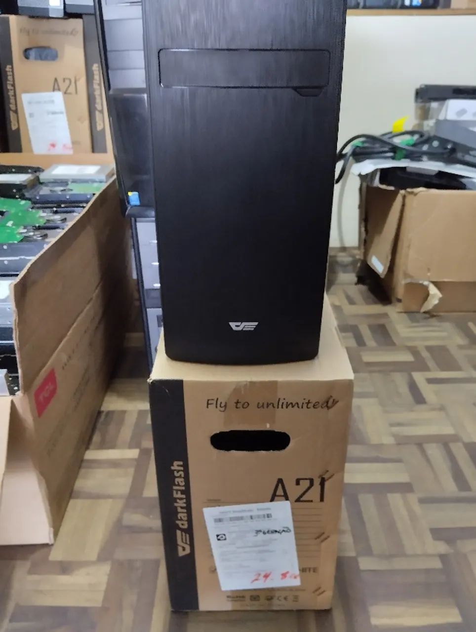 Lote cpu gabinete Novo core I3 4 Giga de memoria HD 500 Giga 400,00 ...