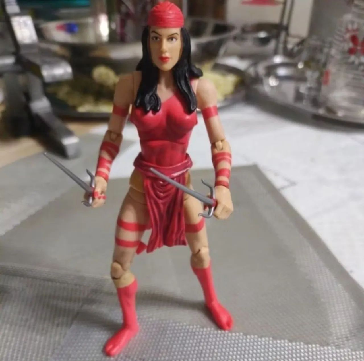 Marvel Legends Elektra 6"Boneca Elektra TRU Exclusive From 2 Pack 2008 ...