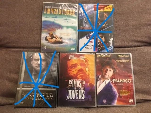 DVDs lacrados e originais: Somos tão Jovens, O Palhaço e A um passa da ...