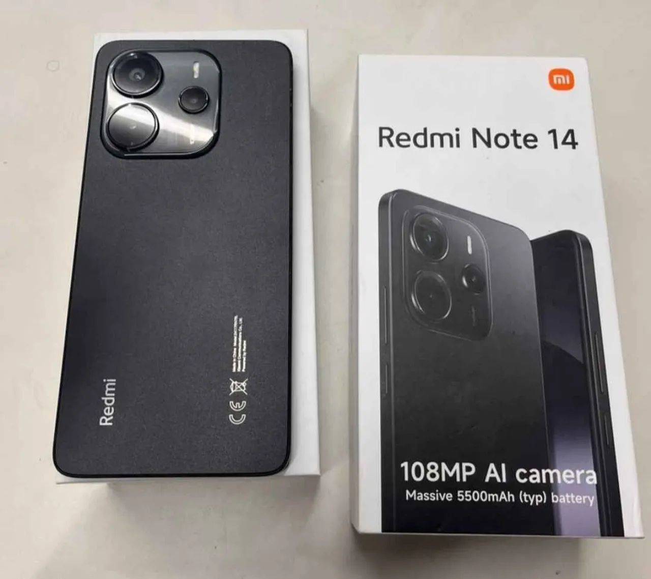 Xiaomi Redmi Note 14 8/256gb câmera 108mp completo na caixa versão ...