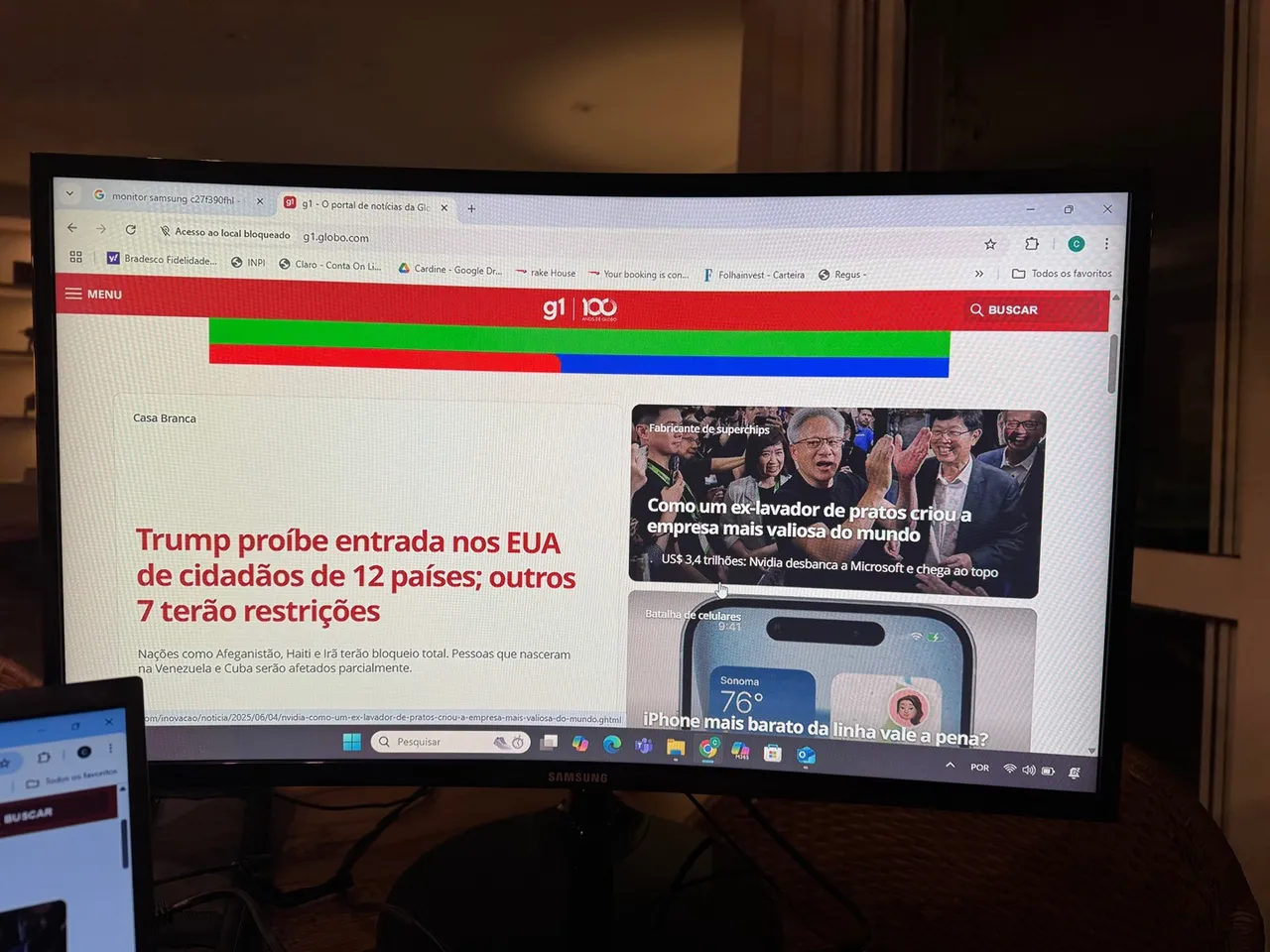 "monitor samsung 30 polegadas" no Brasil
