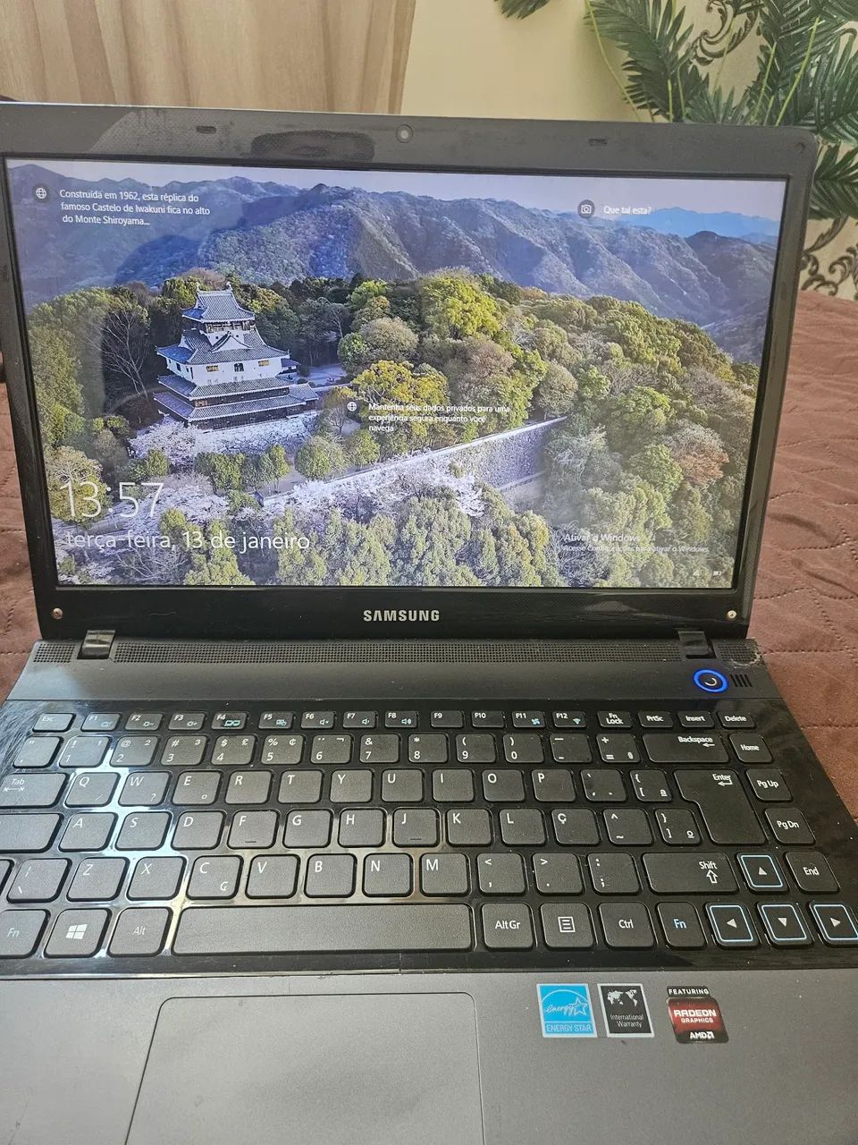 Notebook Samsung 4gb de ram, hd 500gb, processador dual core, super ...