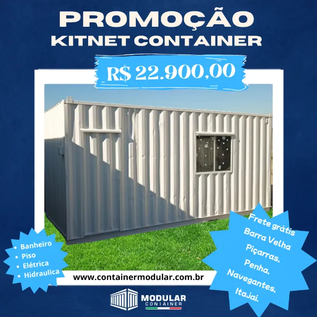 "kitnet container" no Brasil