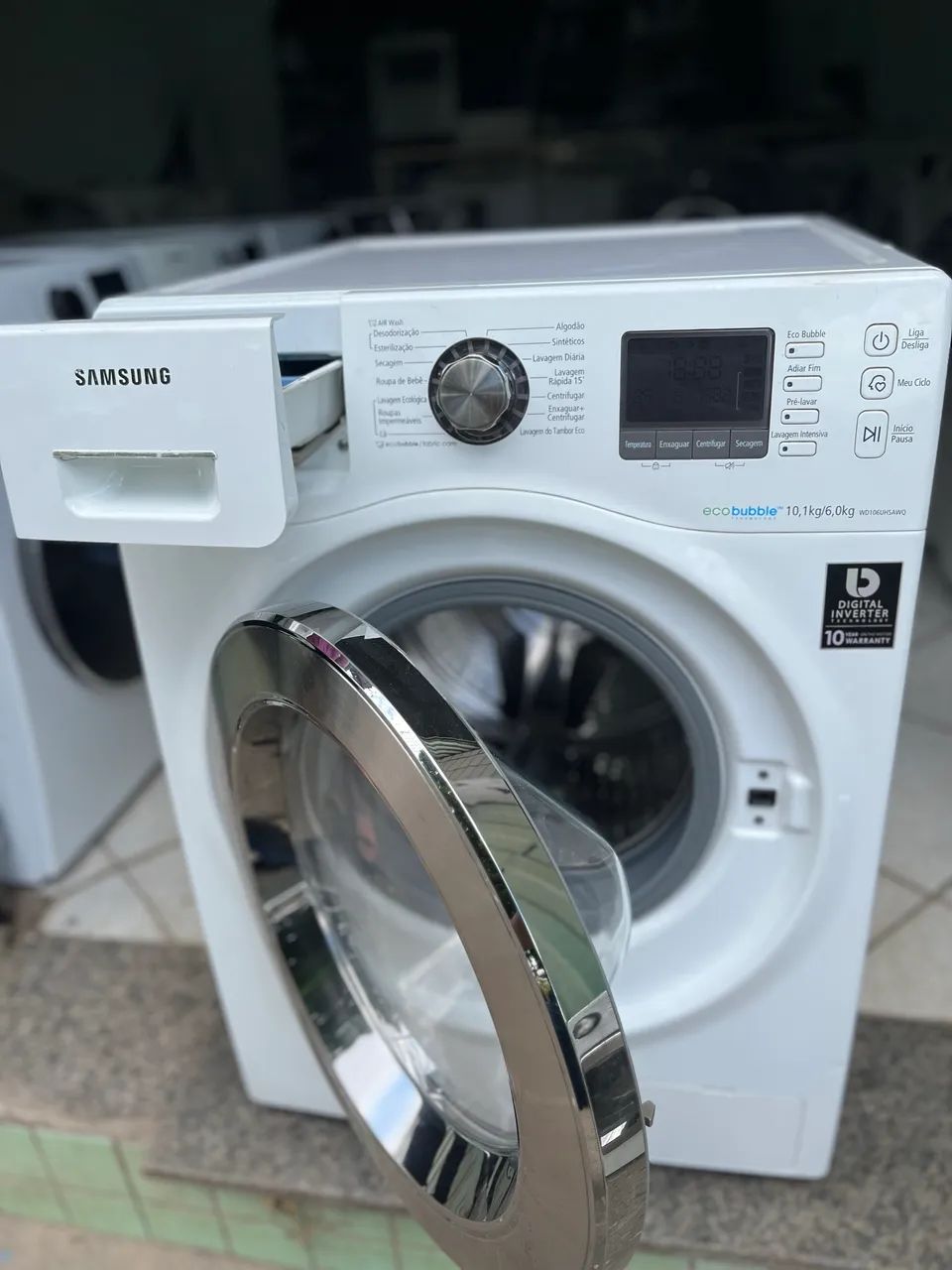 Lava e seca Samsung 10.1 KG - Máquinas de Lavar e Secadoras - Nova ...