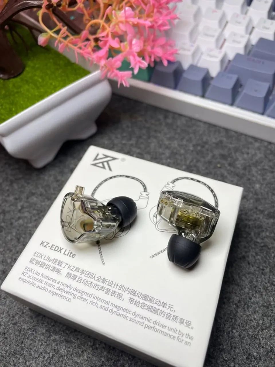 Fone KZ Edx Lite - Áudio Hi-Fi e Graves Poderosos - Fones de Ouvido ...