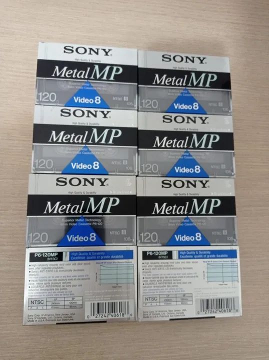 Fita VHS 8 Mini Fitas VHS 120m Lacradas, Leia - DVD, Blu-Ray e Vídeo Cassete - Jardim Amaralina ...