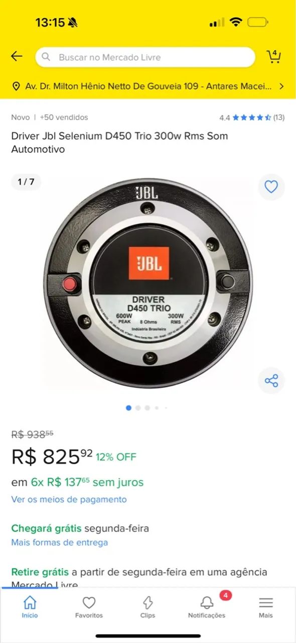 Médio de 10? Mgr 400 e Driver JBL D450 Trio (Som Automotivo ...