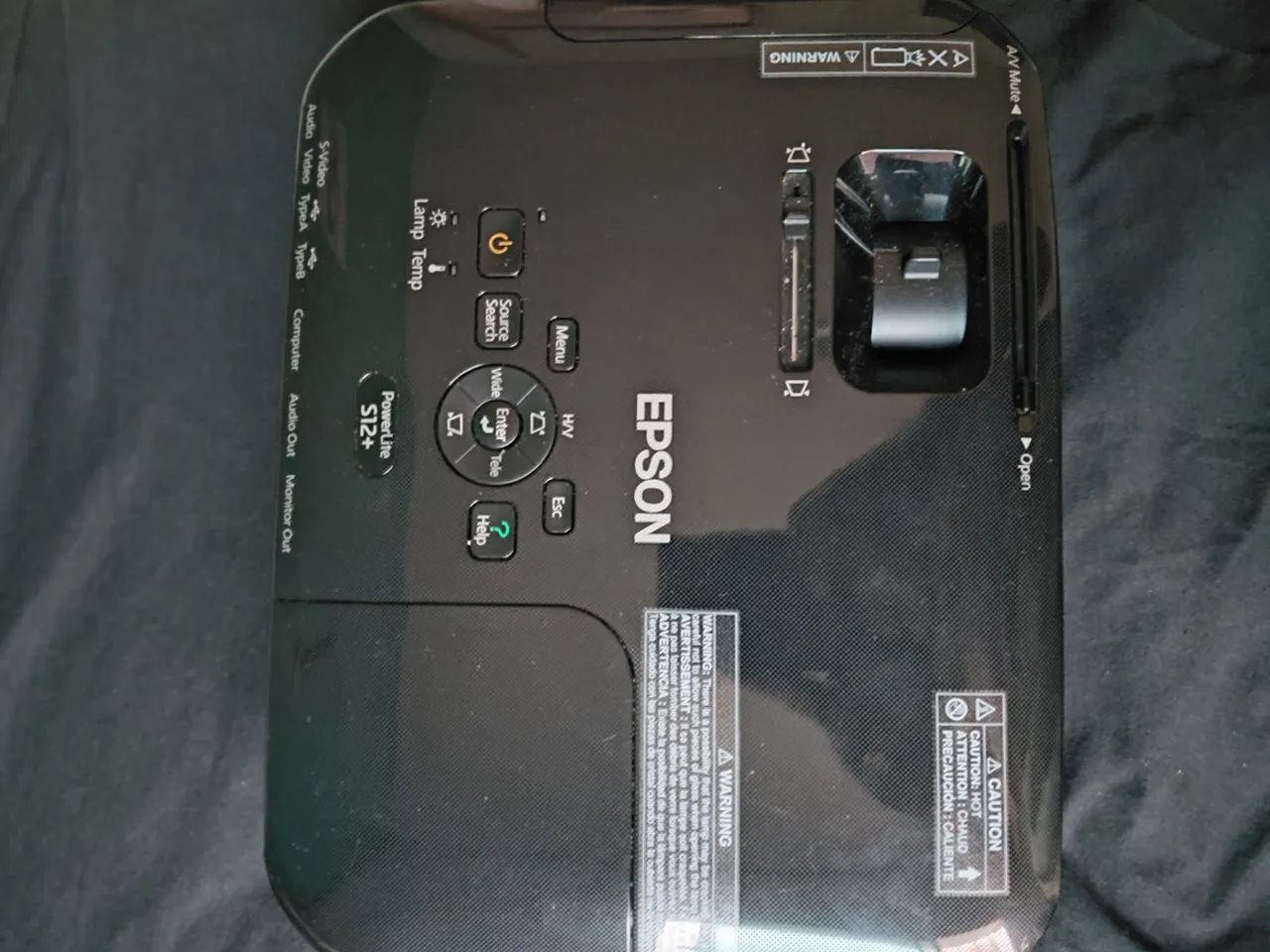 Datashow Epson Power Lite S12+ - Projetores e Telas de Projeção - Água ...
