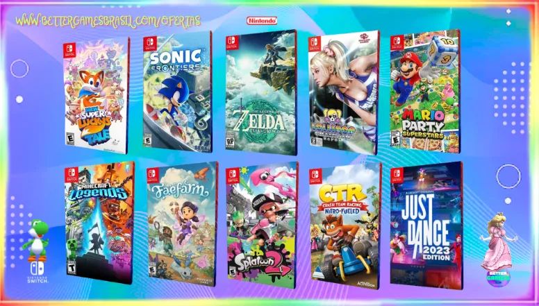 Splatoon Just Danc Pokemon Crash Zelda FaeFarm Sonic Minecraf Mario ...