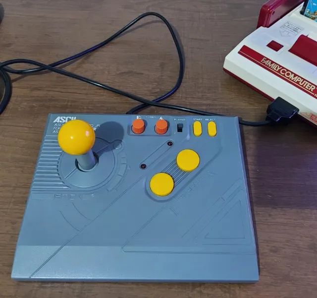 Controle Arcade Ascii Stick Jr original para Nintendo Famicom/Famicom ...