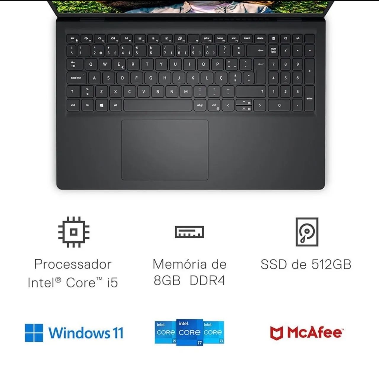 Notebook Dell - Tela de 15.6 polegadas - Design moderno - Notebooks ...