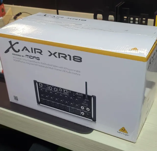 "behringer xr18" no Brasil