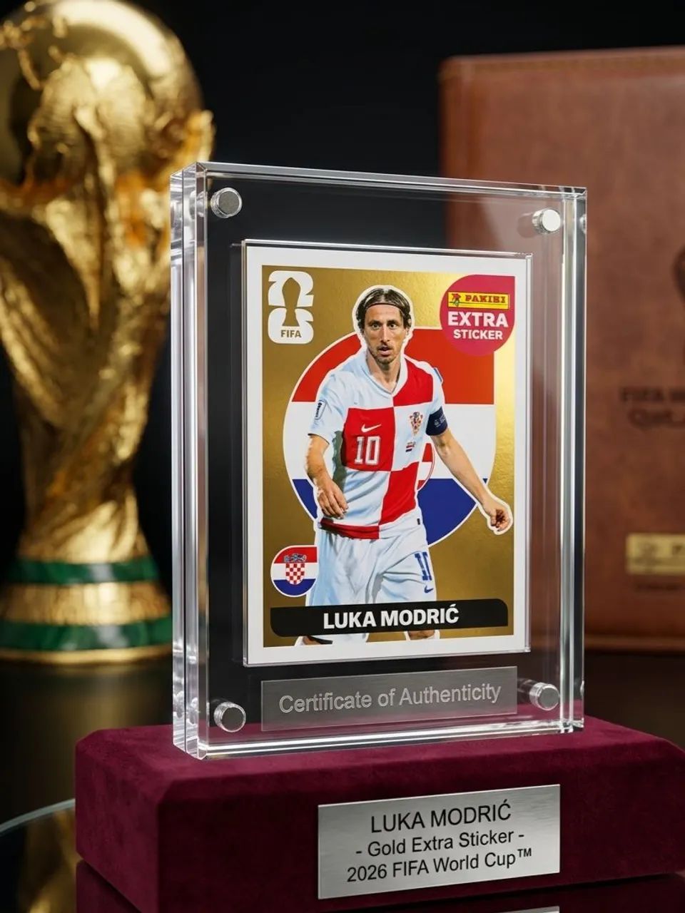 Figurinha Panini Extra Sticker "legend" Gold Copa 2026 Luka Modri? RARA ...