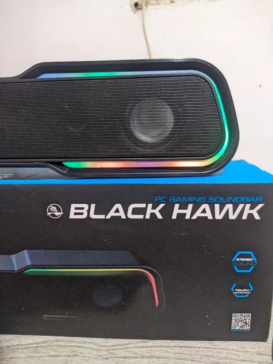Soundbar Gamer Black Hawk PC - Iluminação RGB - Periféricos e ...