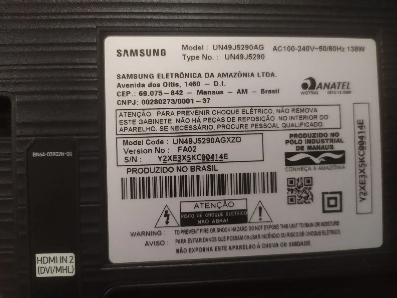 "display tv samsung 49 polegadas" - TVs no Brasil