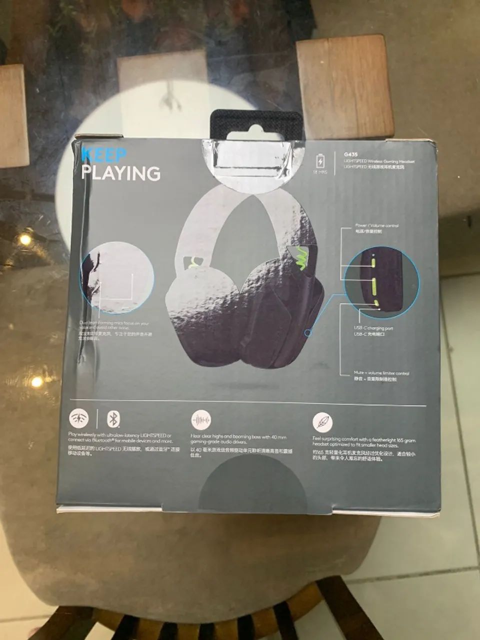 Headset Gamer Sem Fio Logitech G435 Lightspeed - Fones de Ouvido ...