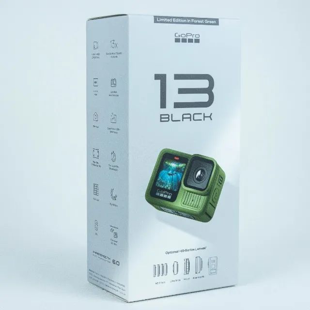 Gopro Hero 13 Black Edição Limitada na cor Forest Green - Caixa Lacrada ...
