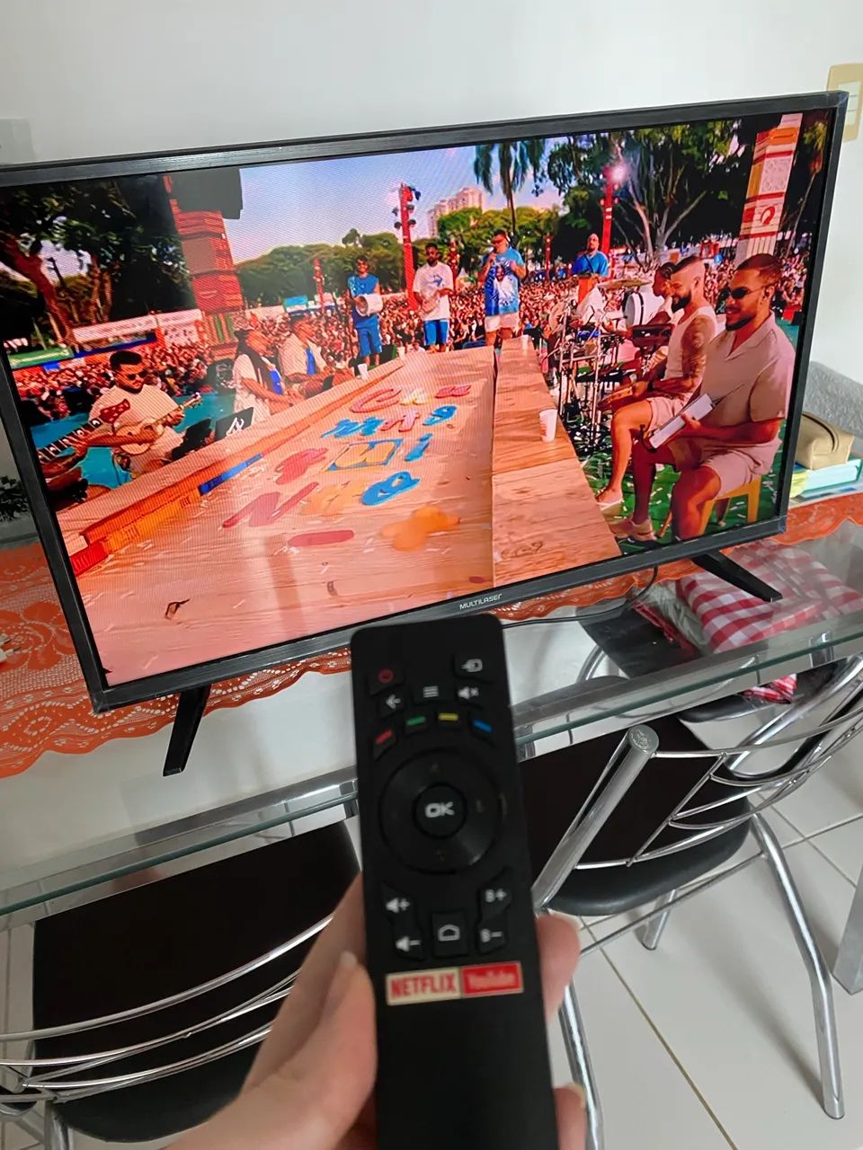 Smart TV Multilaser LED 32", HD, Wifi, HDMI, USB - TL002 - TVs - Cuiá ...