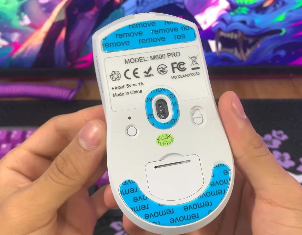 Mouse DELUX M600 pro wireless 8K Pixart 3395 novo lacrado - Periféricos ...