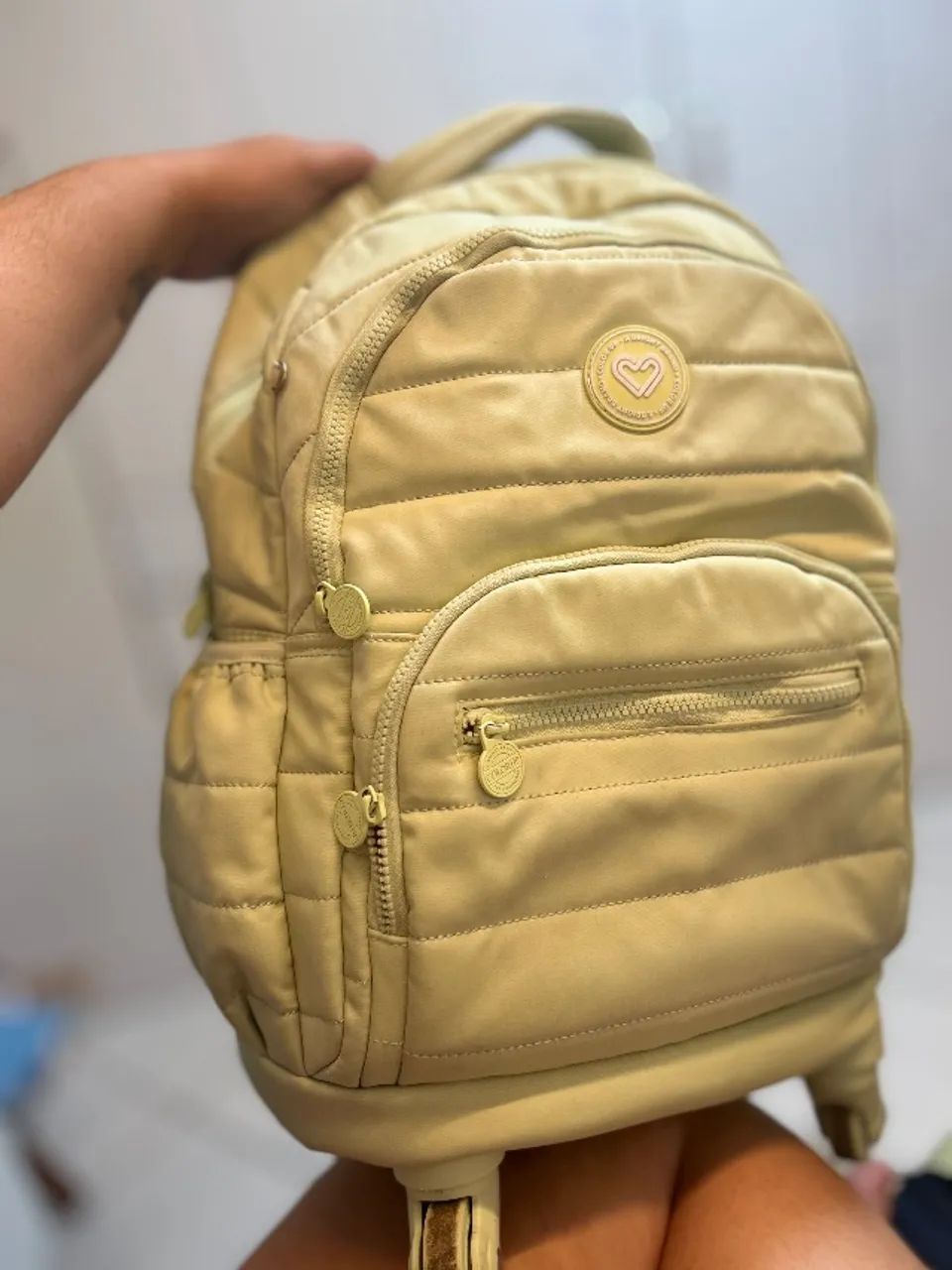 Mochila carrinho com lancheira Color Up verde pastel - Bolsas, malas e ...