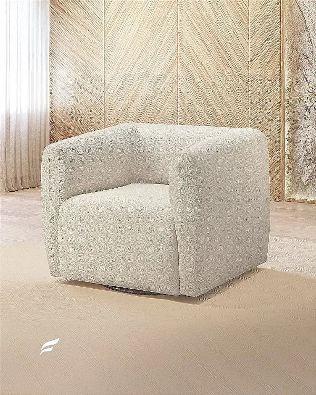 Poltrona Lia Base Giratória Molas ensacadas - Produto Novo! Pronta ...