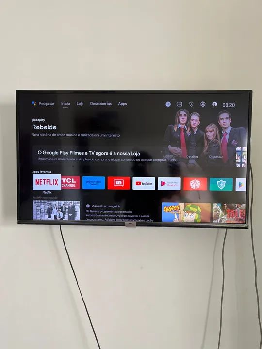"smart tv tcl 43 polegadas" no Brasil