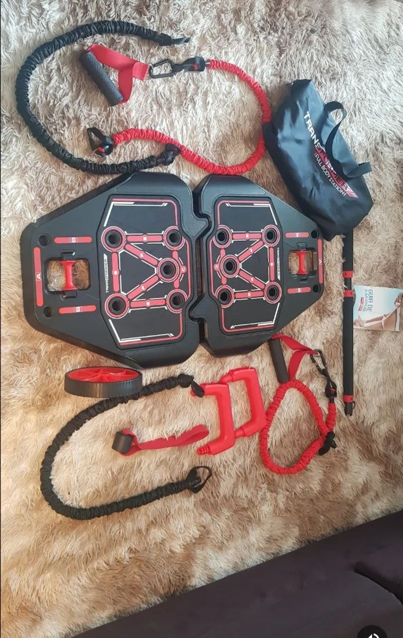 Estação de Musculação Portátil Transformer Full Body Station - Academia ...