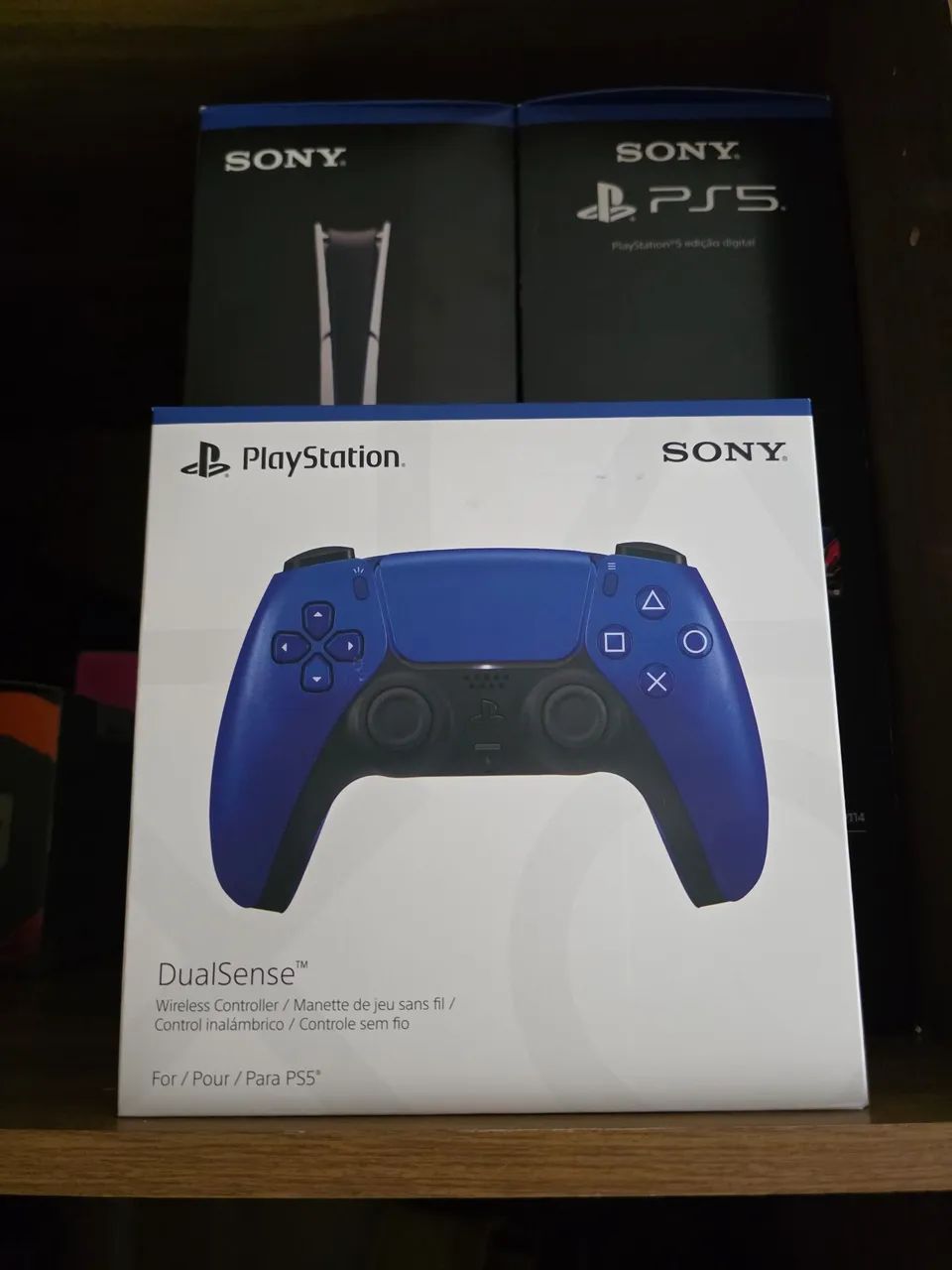 Controle PS5 Dualsense Cobalt Blue [lacrado+garantia+nf] - Peças e ...