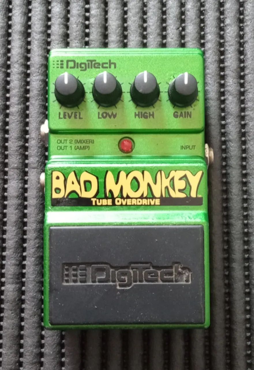 Pedal digitech tube drive bad monkey excelente drive baseado no ts9/808 ...