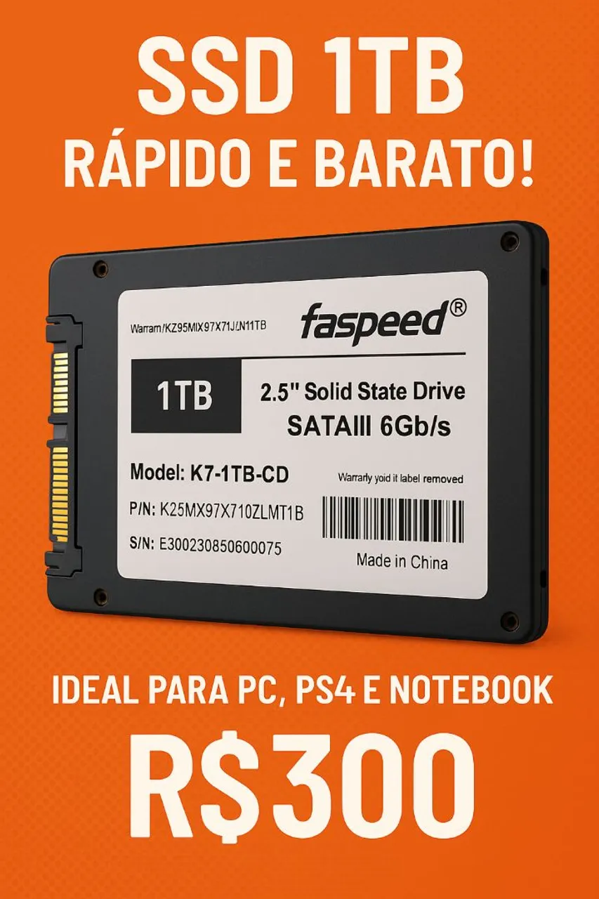 "ssd de 1tb" no Brasil