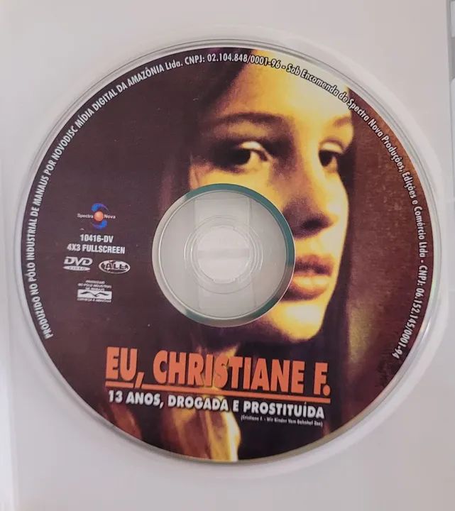 DVD Filme Eu, Christiane F. Original