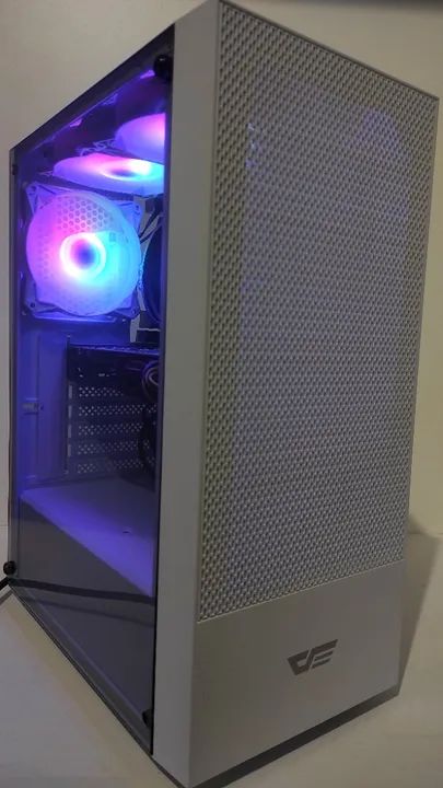 Pc Gamer Branco ARGB: Amd Ryzen 5 3500 (6 Núcleos) ou i7 + GTX 1050 Ti ...